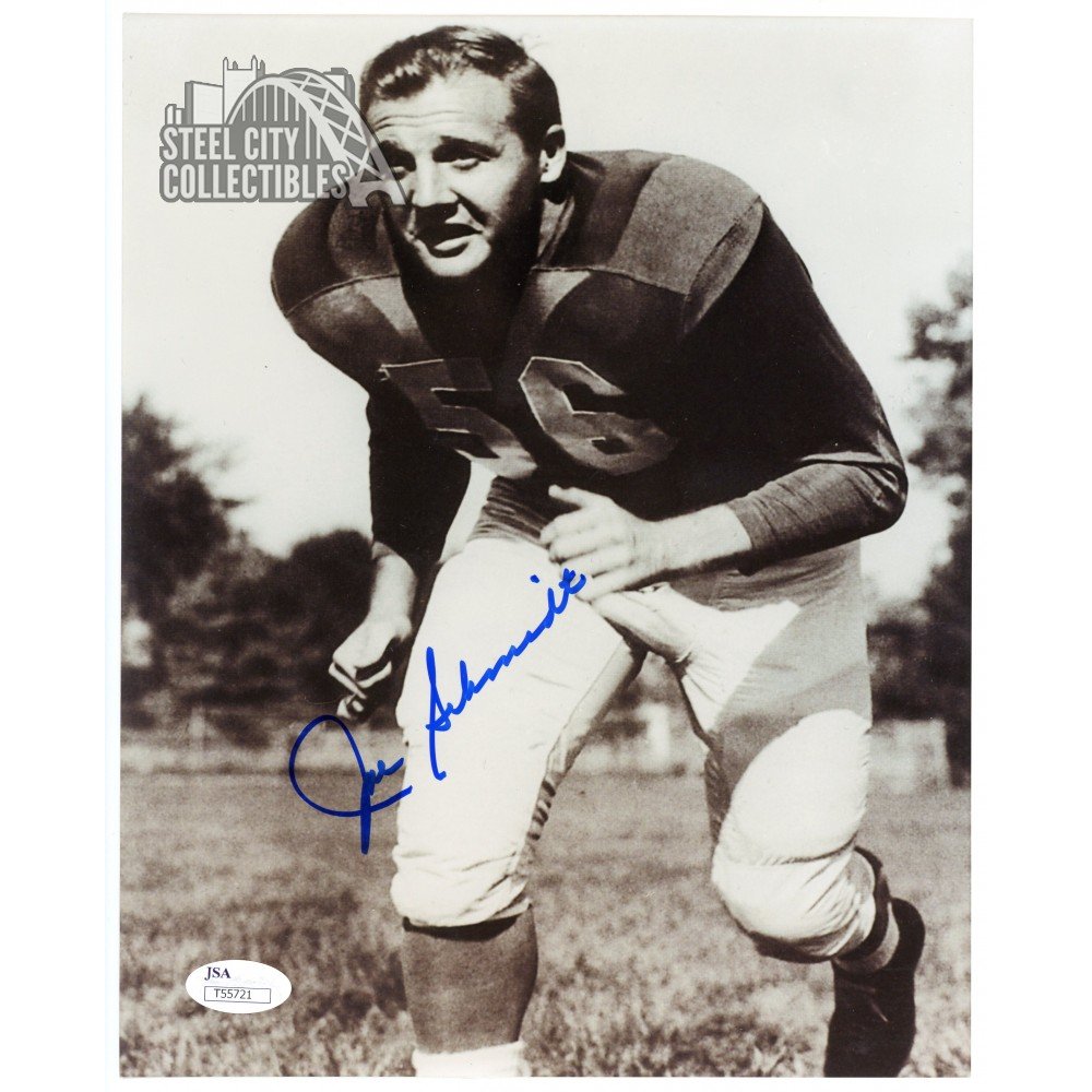 Joe Schmidt Autographed Detroit Lions 8x10 Photo - JSA COA | Steel City ...