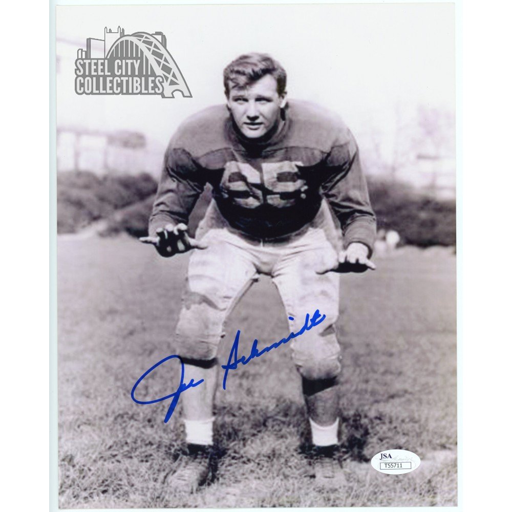 Joe Schmidt Autographed Detroit Lions 8x10 Photo - JSA COA (B) | Steel ...