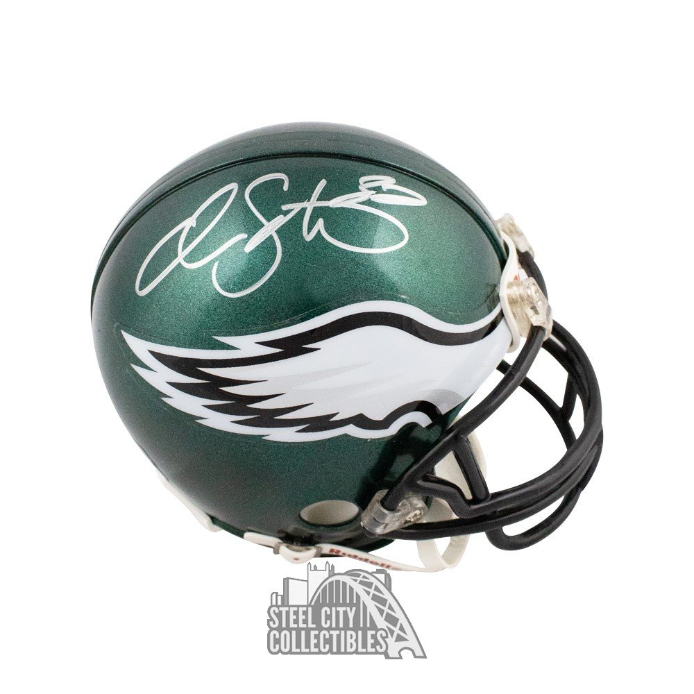 Owen Schmitt Autographed Philadelphia Eagles Mini Football Helmet - BAS ...