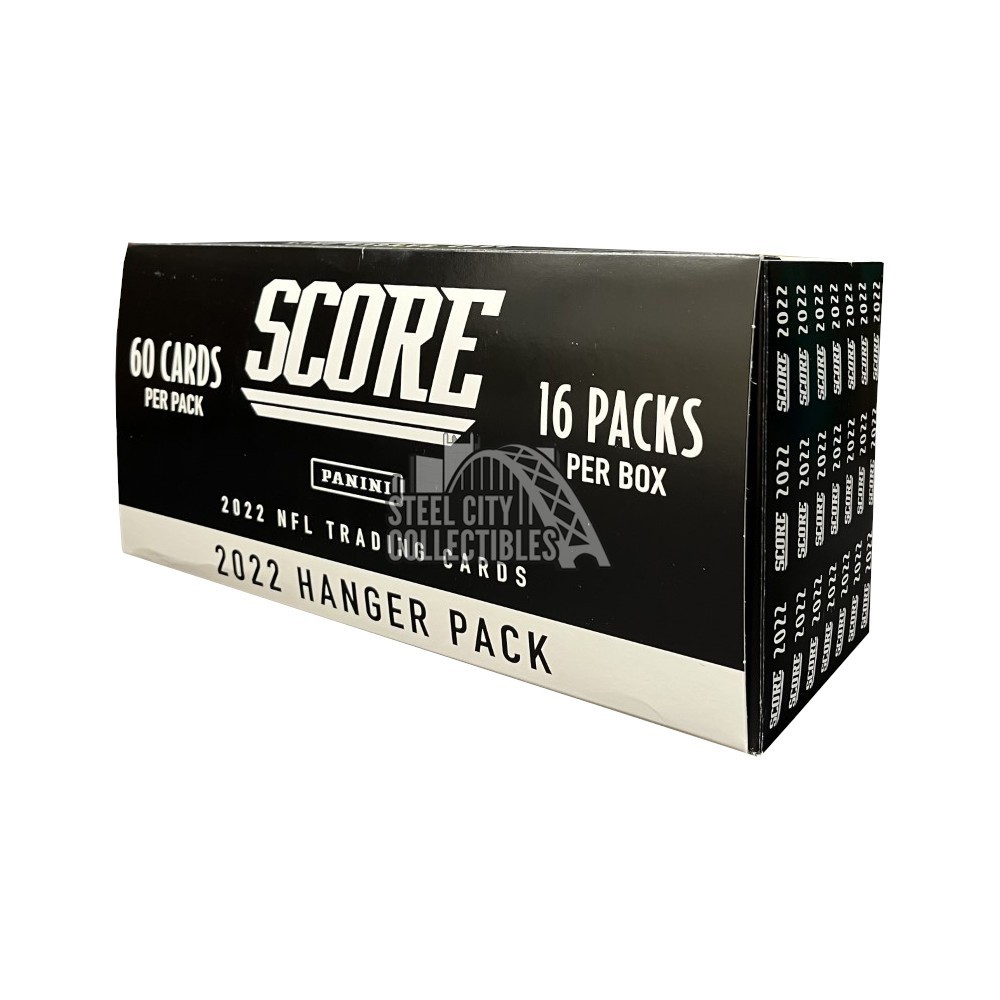 2022 Panini Score Football Hanger 16-Pack Box | Steel City Collectibles
