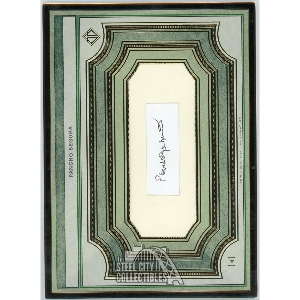 Pancho Segura 2020 Topps Transcendent Tennis Oversized Cut Signature ...