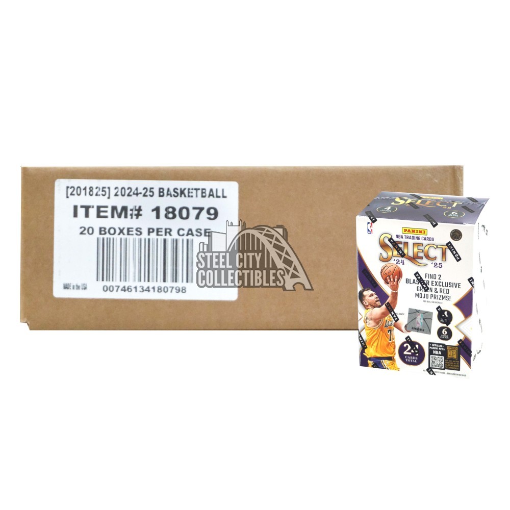 2024-25 Panini Select Basketball Hobby Blaster 20-Box Case | Steel City ...
