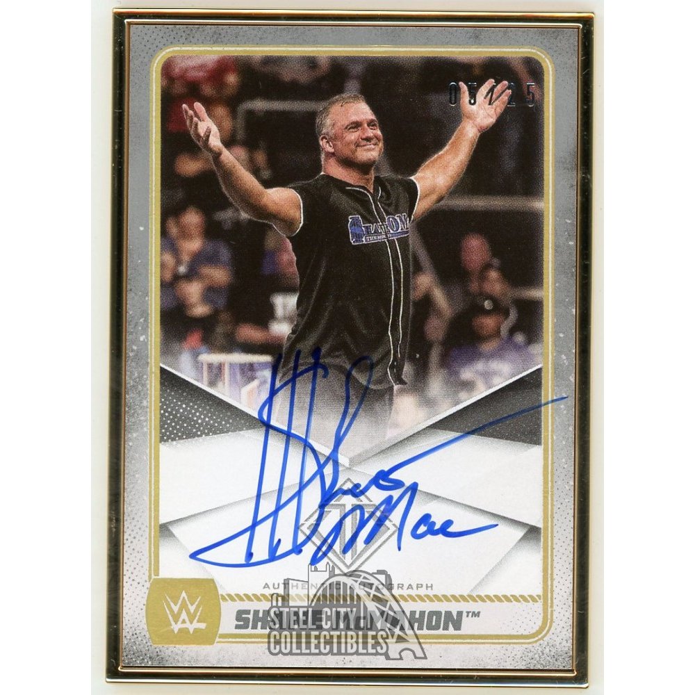 Shane McMahon 2020 Topps Transcendent WWE Autographed Card /25 | Steel ...