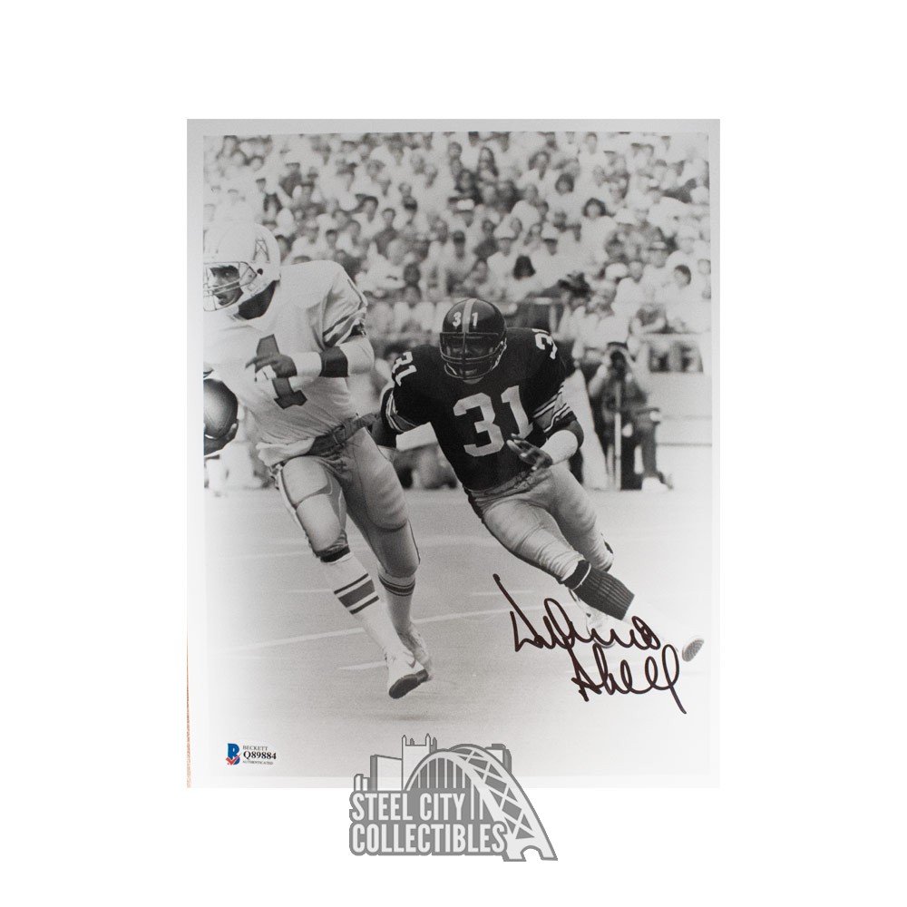Donnie Shell Autographed Pittsburgh Steelers Black and White 8x10 Photo ...