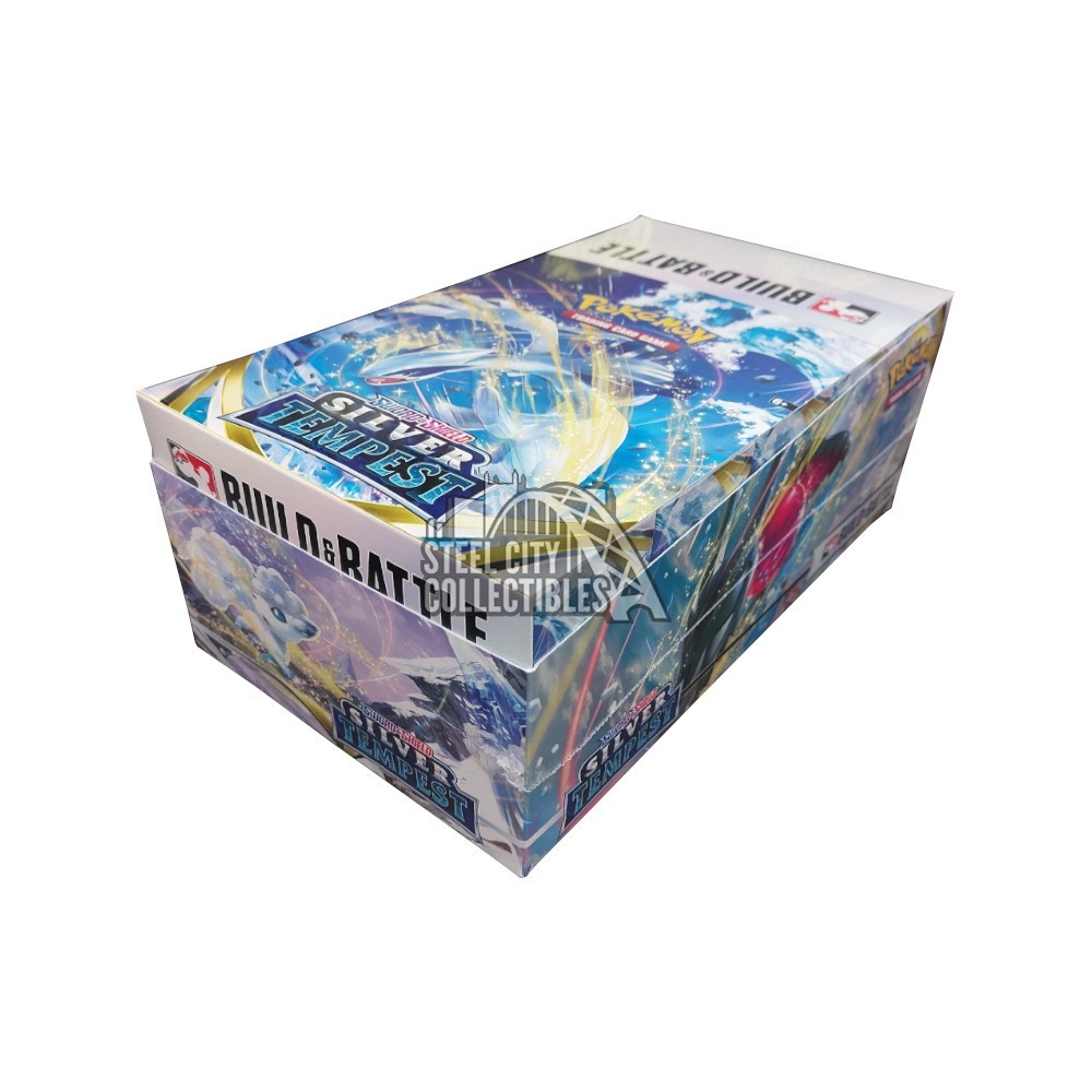 Pokemon Sword & Shield Silver Tempest Build & Battle 10-Kit Display | Steel City Collectibles