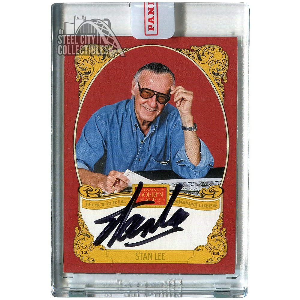 Stan Lee 2013 Panini Golden Age Historic Signatures Autograph Auto Card ...