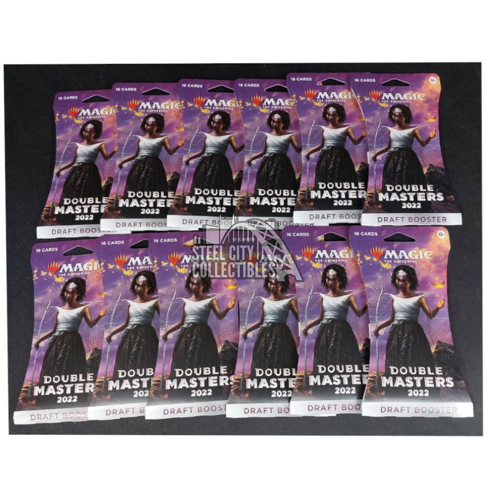 Magic the Gathering Double Masters 2022 Sleeved Draft Booster 12-Pack ...