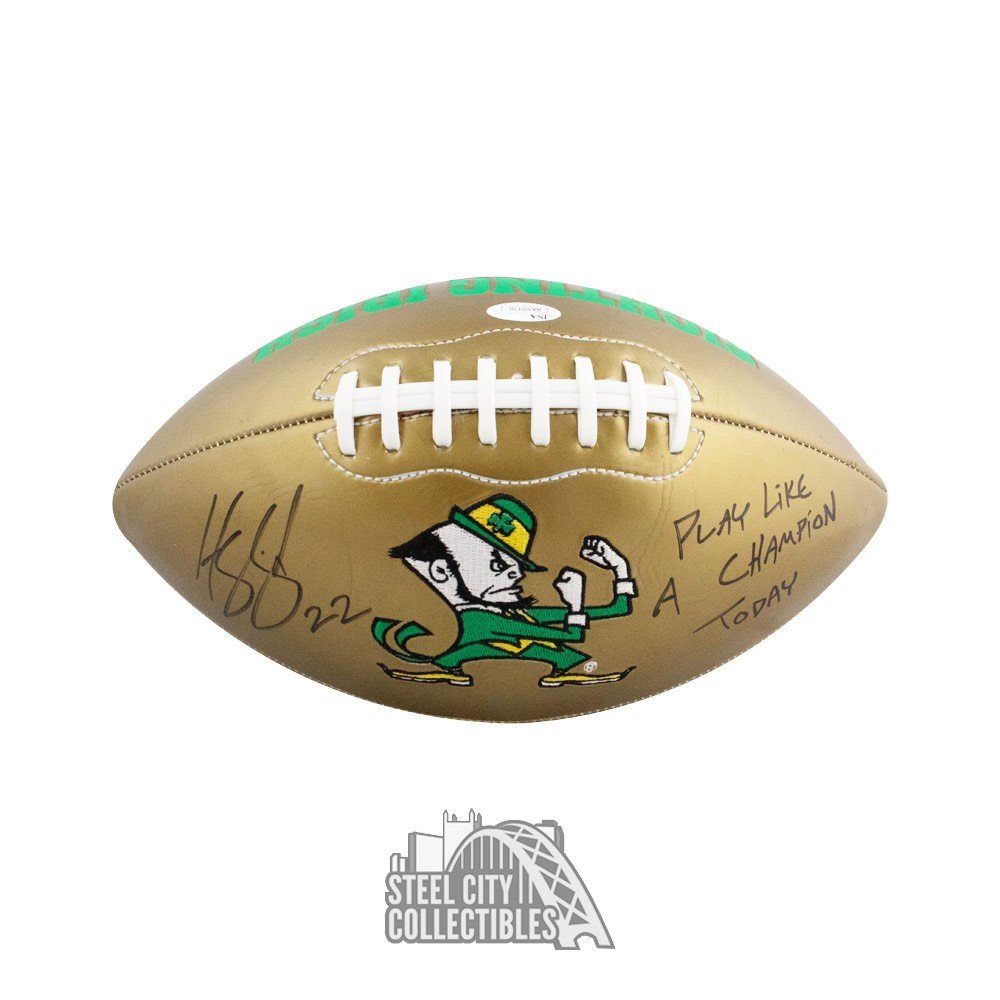 Harrison Smith "Play Like A Champion Today" Autographed Notre Dame ...