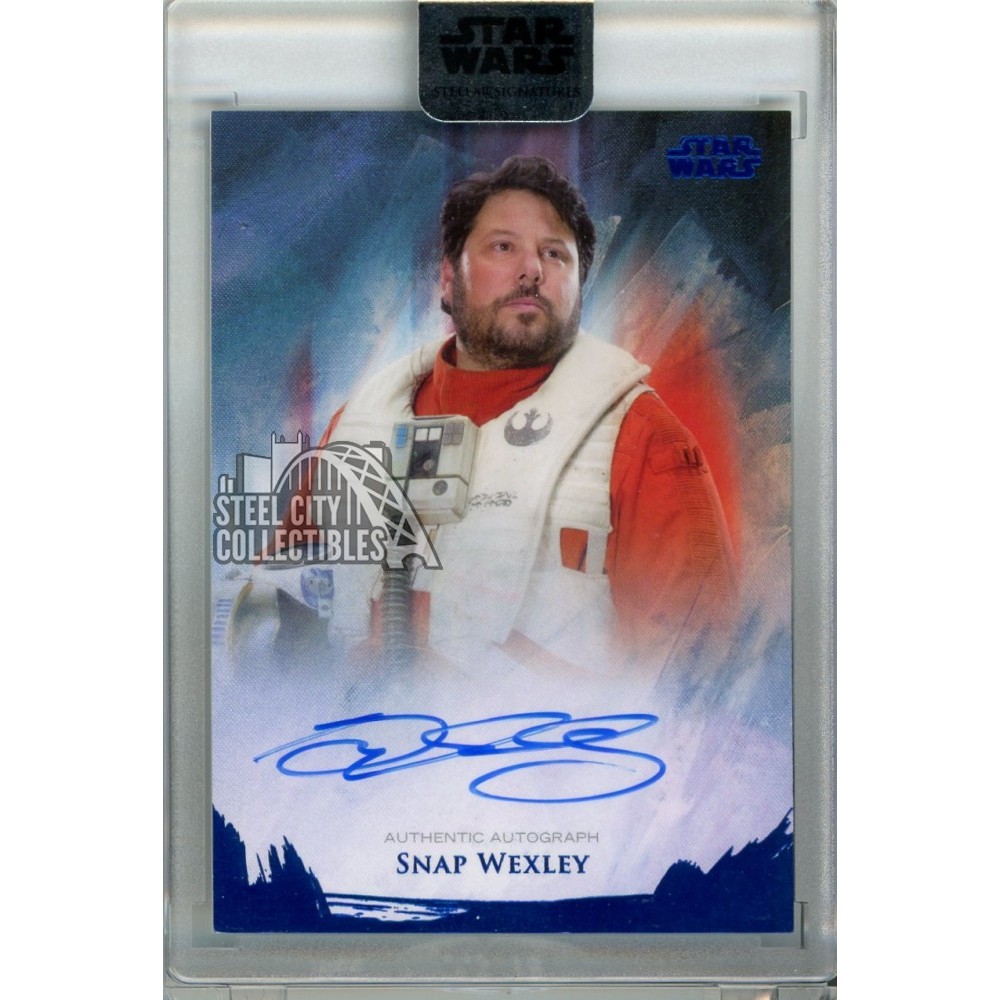 Greg Grunberg Snap Wexley 2018 Topps Star Wars Stellar Signatures ...