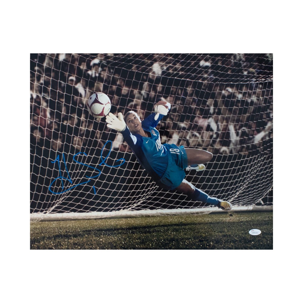Hope Solo Autographed 16x20 Photo - JSA COA | Steel City Collectibles