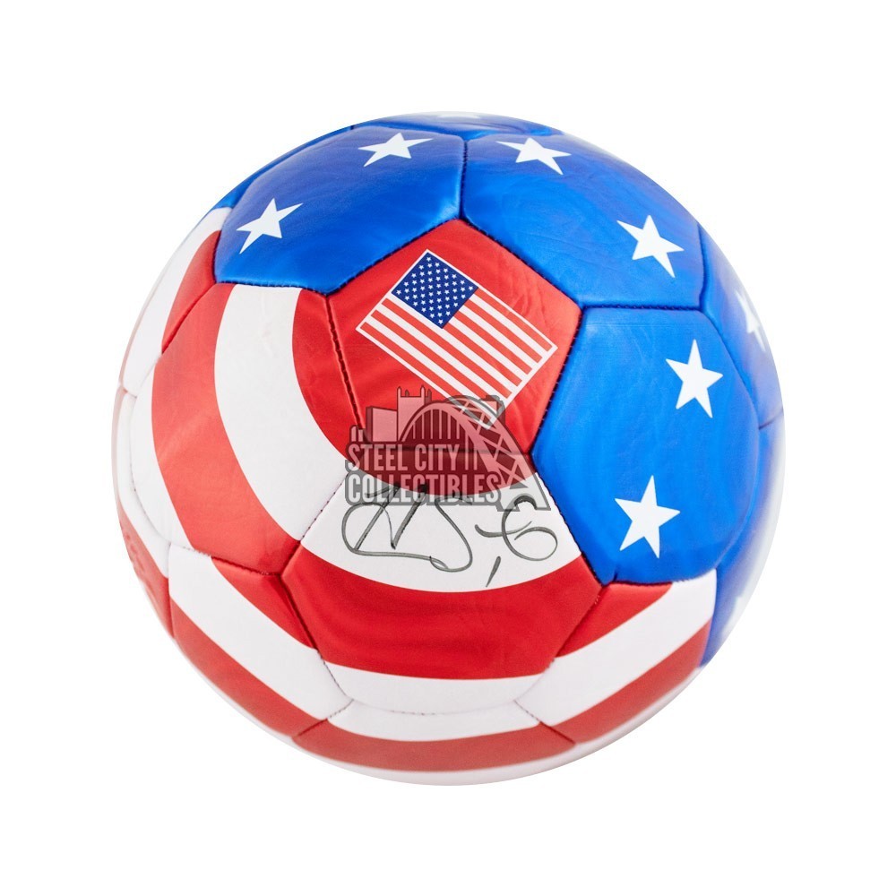 Hope Solo Autographed Soccer Ball - BAS COA | Steel City Collectibles