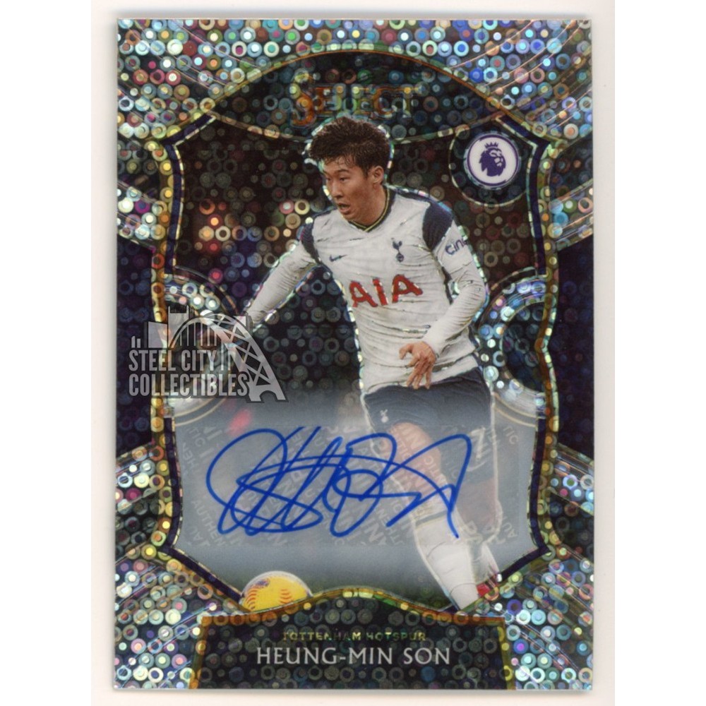 Heung-Min Son 2020-21 Select Soccer Silver Discos Autograph Card 01/13 ...