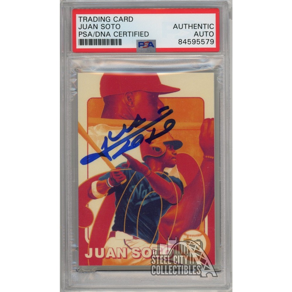 Juan Soto 2021 Topps Project 70 Autograph Card #88 PSA/DNA | Steel City ...