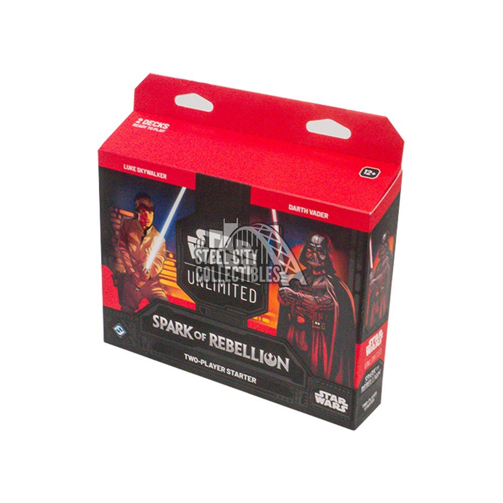 Star Wars: Unlimited - Spark of Rebellion Two-Player Starter Box ...