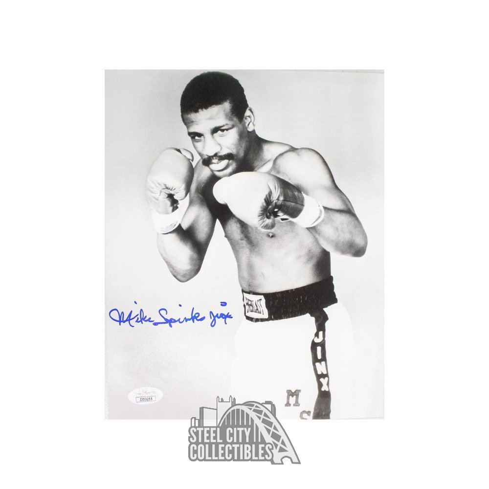 Michael Spinks Autographed 8x10 Photo - JSA COA (Black and White ...