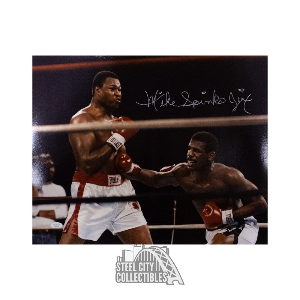 Mike Spinks Autographed 16x20 Photo - JSA COA (Horizontal) | Steel City ...