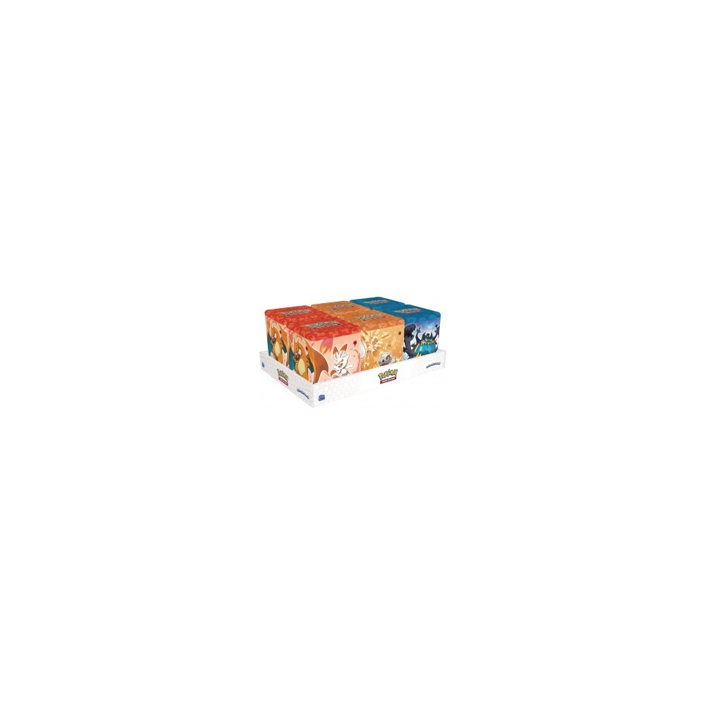 Pokemon Stacking Tins - 6-Tin Case (Fighting, Fire, and Darkness ...