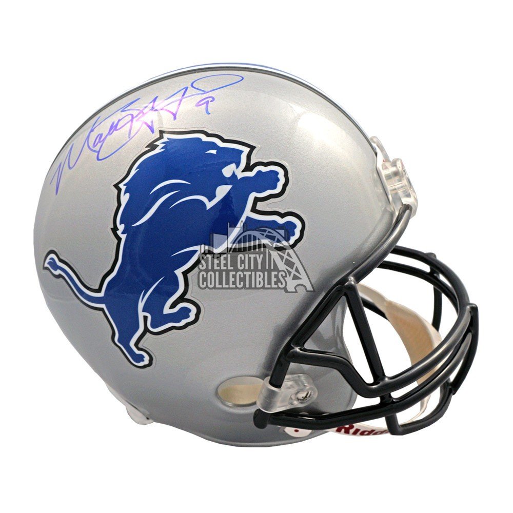 Matthew Stafford Autographed Detroit Lions Full-Size Helmet - JSA COA ...