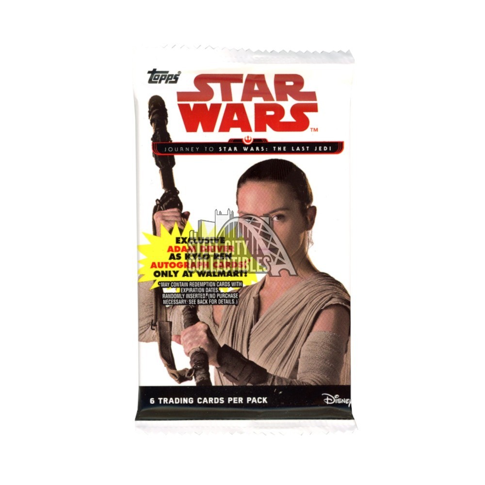 2017 Topps Star Wars Journey to the Last Jedi Blaster Pack - Walmart ...