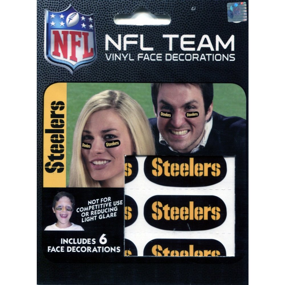 Pittsburgh Steelers Eye Black Strips | Steel City Collectibles