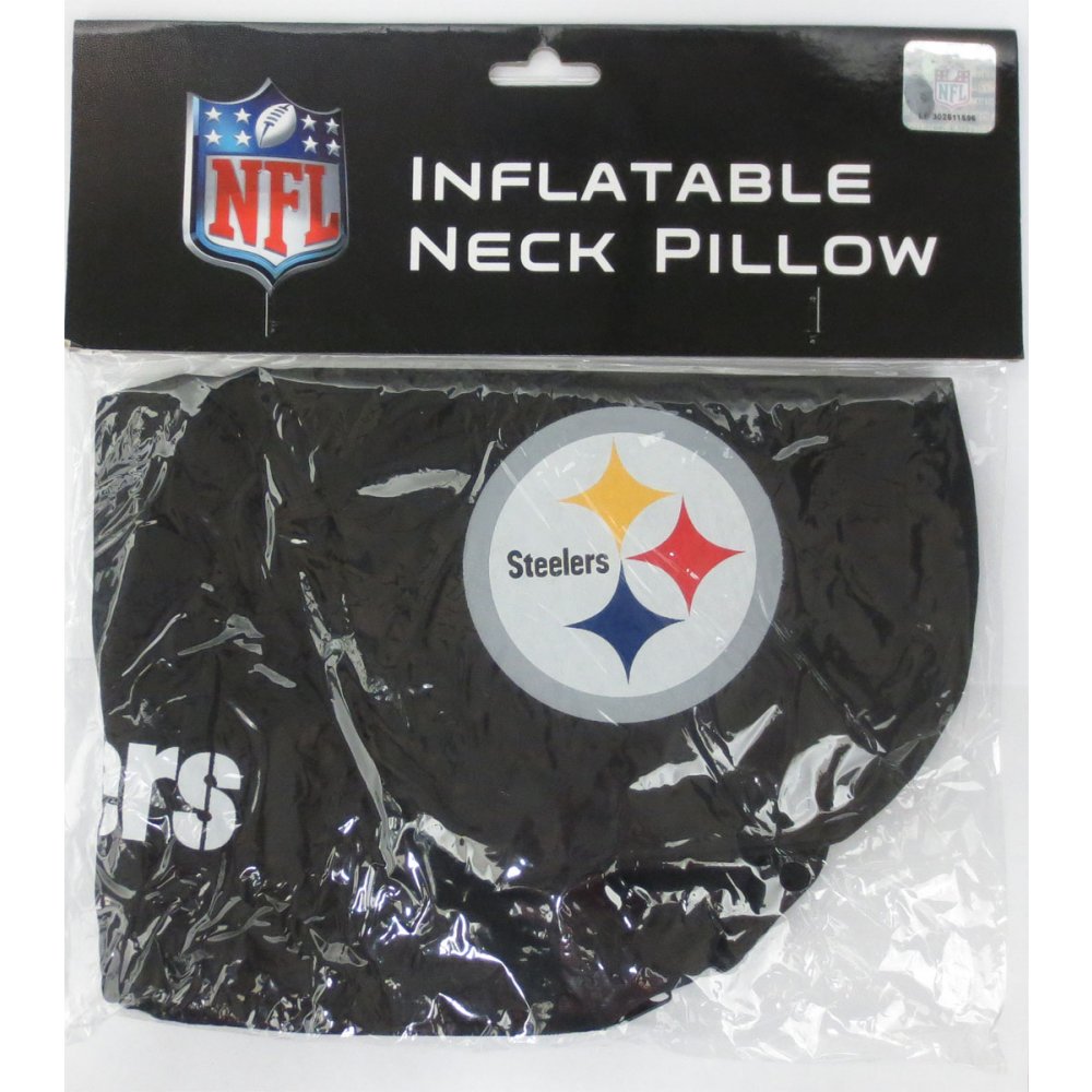 Pittsburgh Steelers Inflatable Travel Neck Pillow | Steel City Collectibles