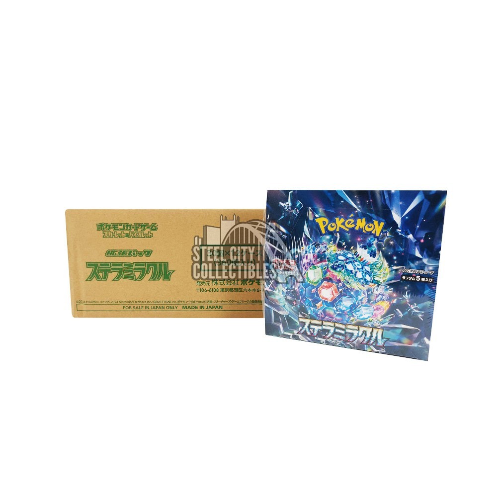 Pokemon Scarlet & Violet Stellar Miracle Japanese Booster 12-Box Case | Steel City Collectibles