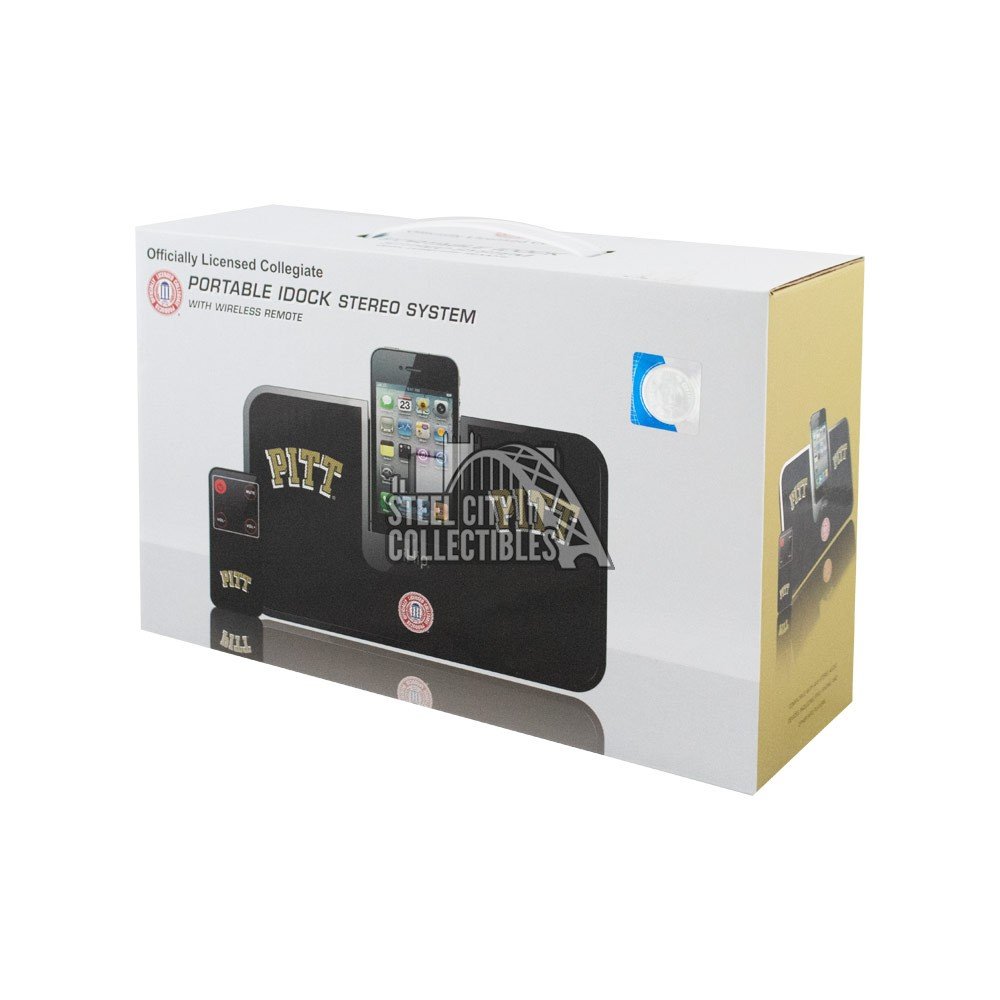 Officially Licensed Collegiate Pitt Portable iDock Stereo System ...