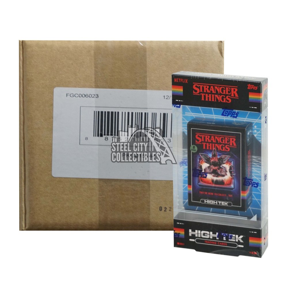 2025 Topps Stranger Things High-Tek Hobby 12-Box Case | Steel City ...
