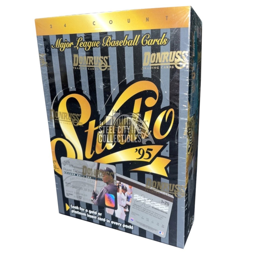 1995 Donruss Studio Baseball Hobby Box | Steel City Collectibles