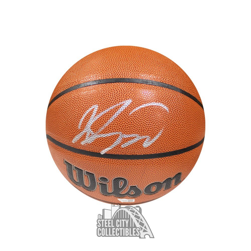 Jalen Suggs Autographed Wilson Replica Basketball - Fanatics | Steel ...