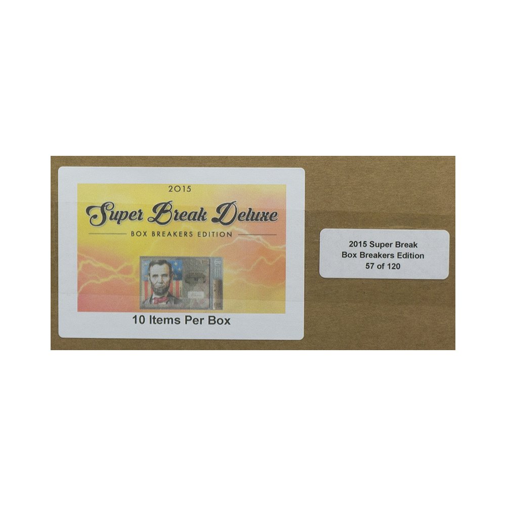 2015 Super Break Deluxe Box Breakers Edition Hobby Box | Steel City ...