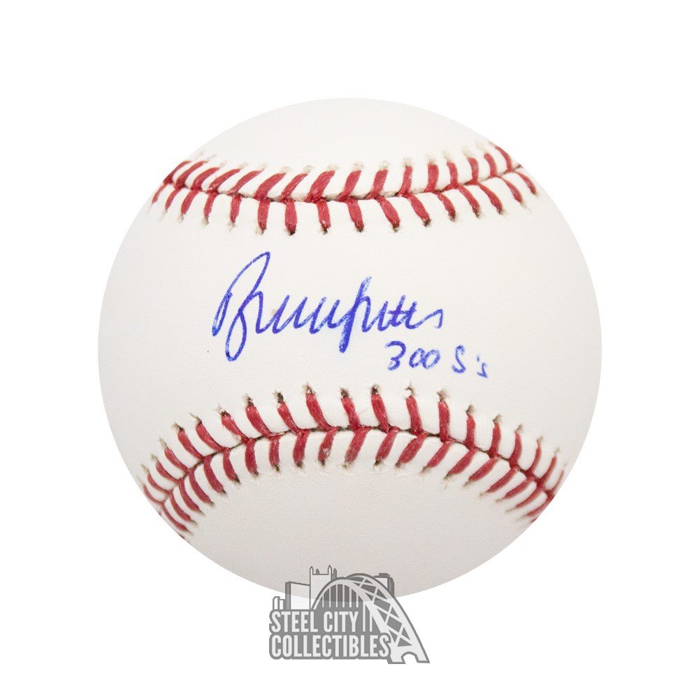 Bruce Sutter 300 Saves Autographed Official MLB Baseball - Leaf COA ...