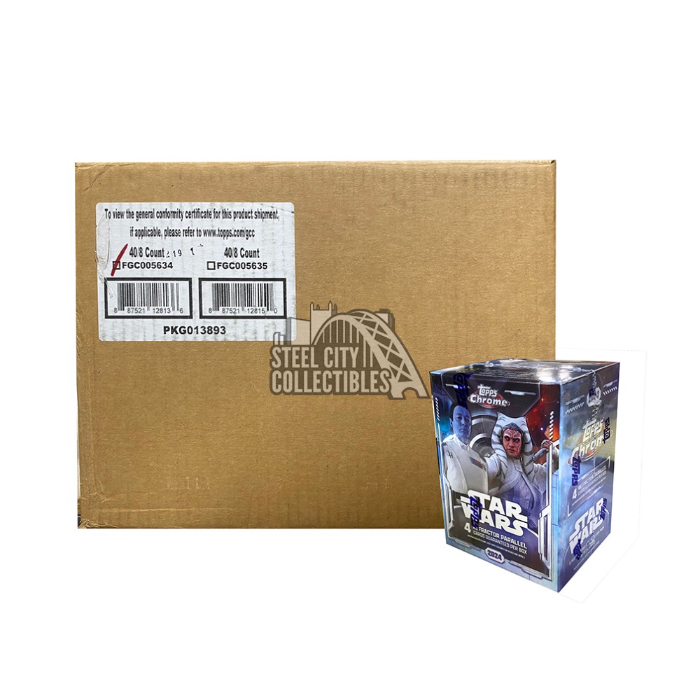 2024 Topps Star Wars Chrome Blaster 40-Box Case | Steel City Collectibles