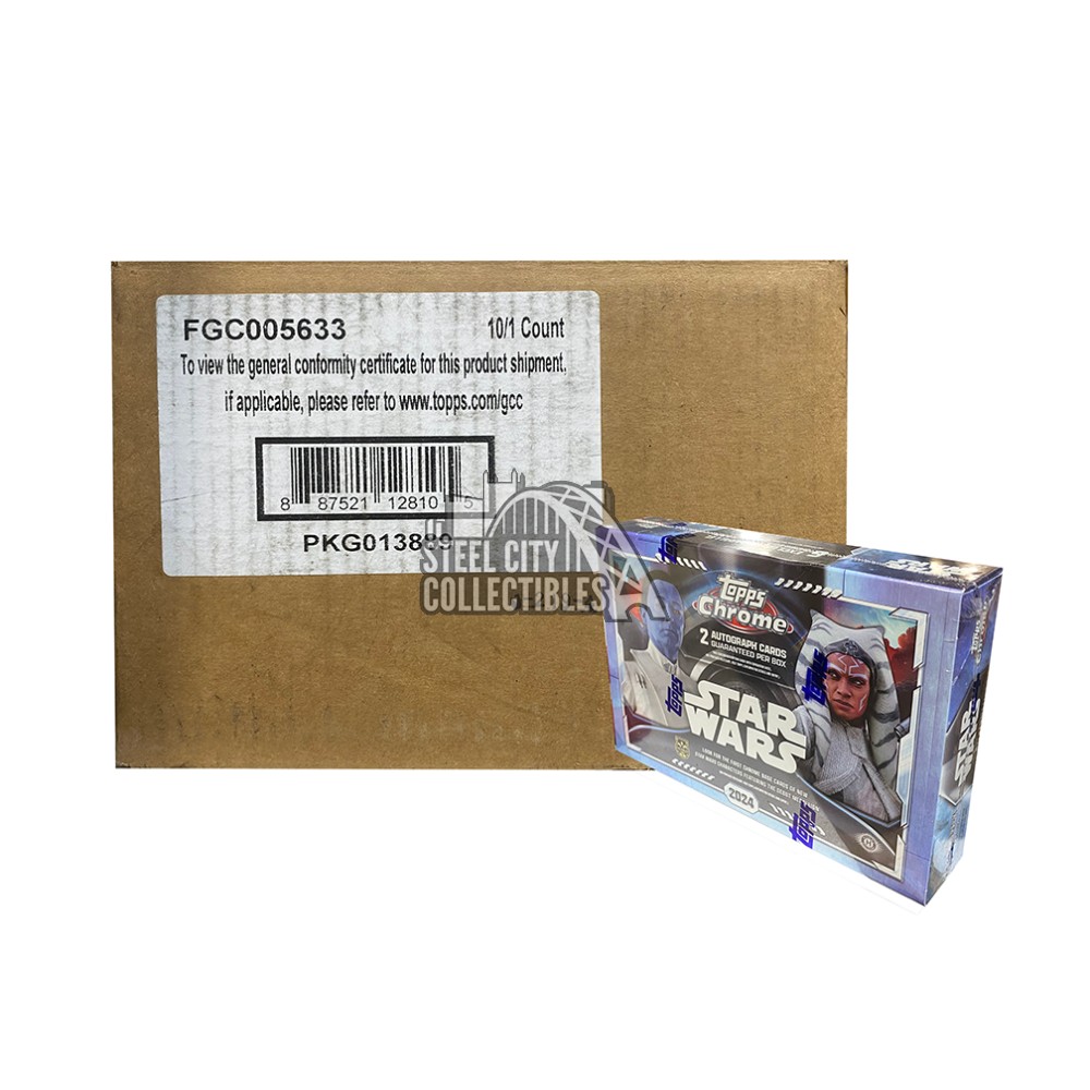 2024 Topps Star Wars Chrome Breaker's Delight 10-Box Case | Steel City ...