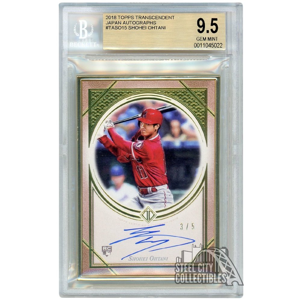 Shohei Ohtani 2018 Topps Transcendent Japan Auto Rookie RC 3/5 TA-SO15 ...