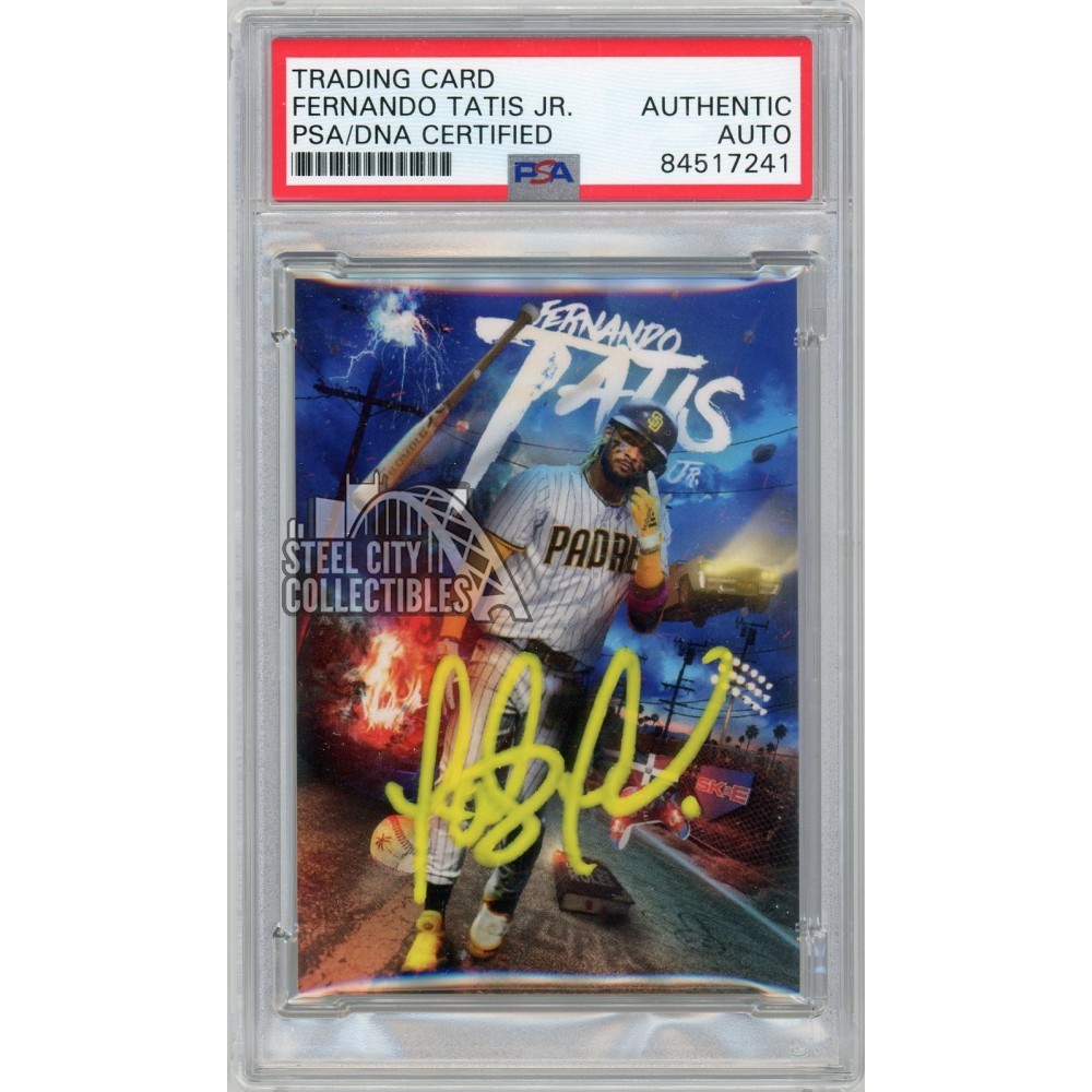 Fernando Tatis Jr 2021 Topps Project 70 Autographed Card #283 - PSA/DNA ...
