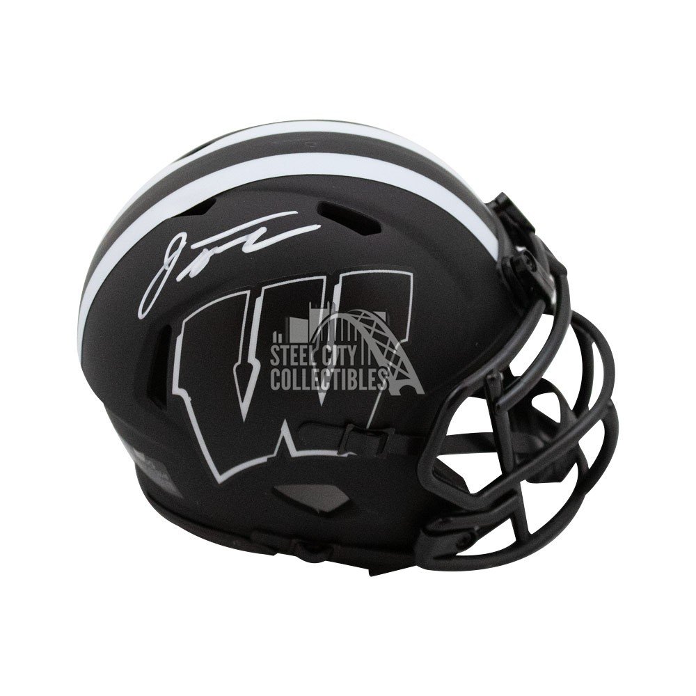 Jonathan Taylor Autographed Wisconsin Eclipse Mini Football Helmet ...