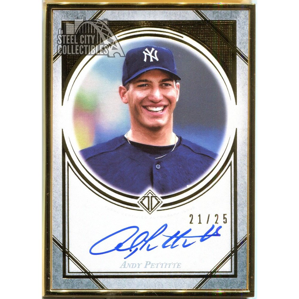 Andy Pettitte 2018 Topps Transcendent Autographed Card 21/25 | Steel ...