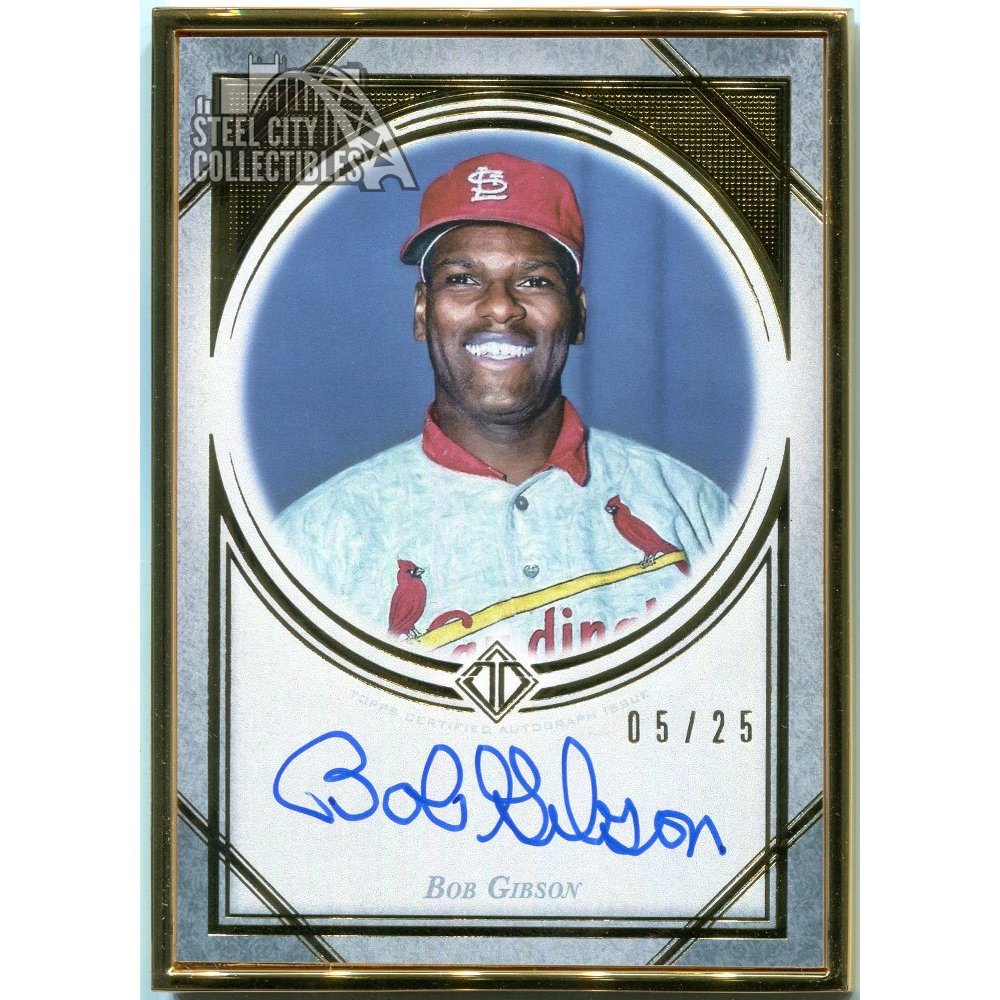 Bob Gibson 2018 Topps Transcendent Autographed Card 05/25 | Steel City ...