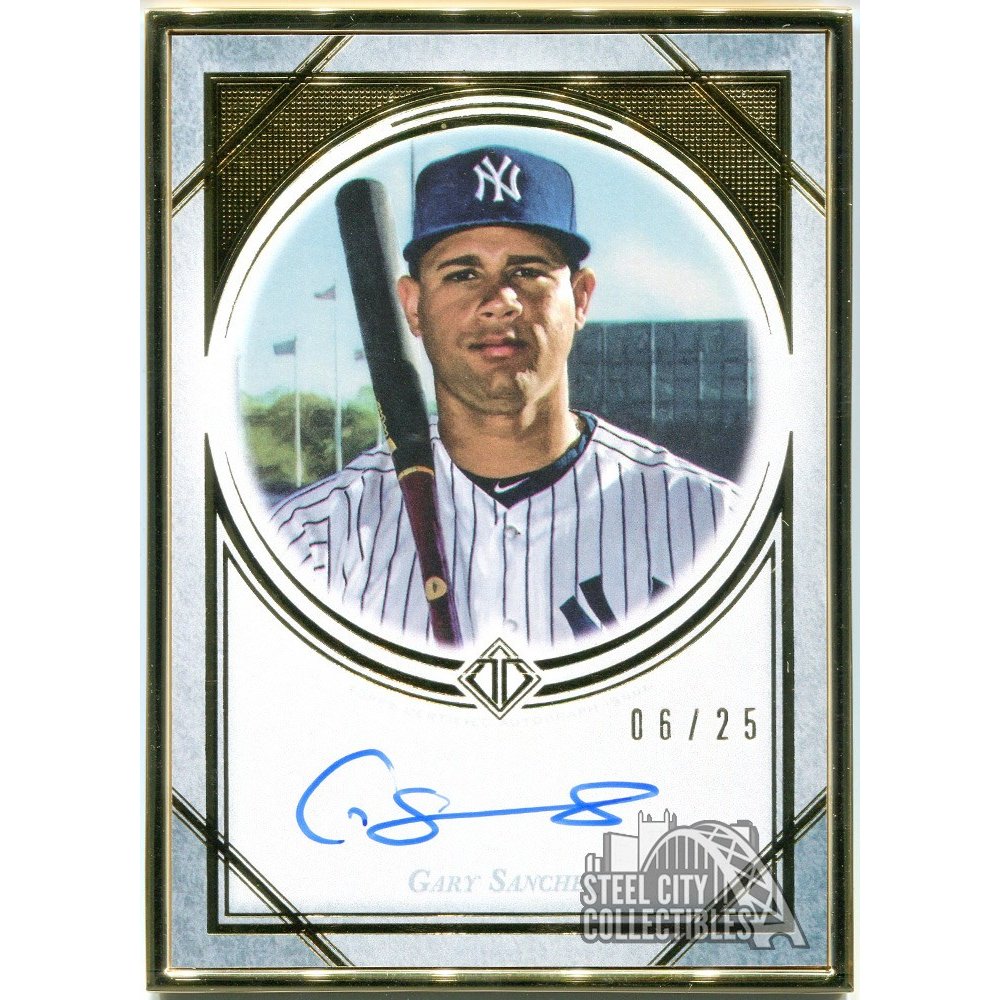 Gary Sanchez 2018 Topps Transcendent Autographed Card 06/25 | Steel ...