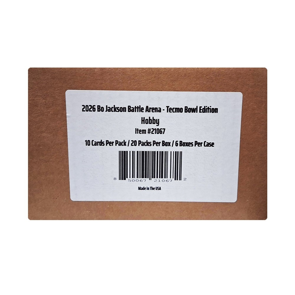 2026 Bo Jackson Battle Arena Tecmo Bowl Edition - Hobby 6-Box Case ...