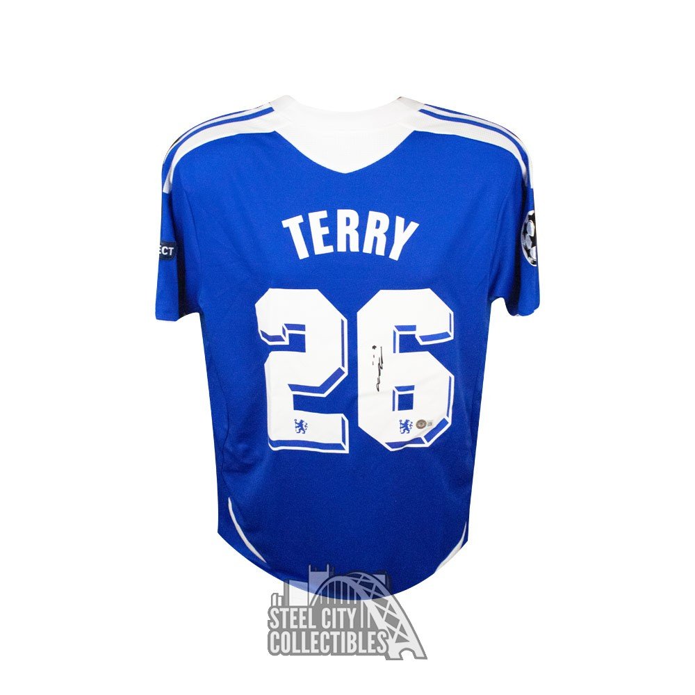 John Terry Autographed Chelsea Adidas Soccer Jersey - BAS | Steel City ...
