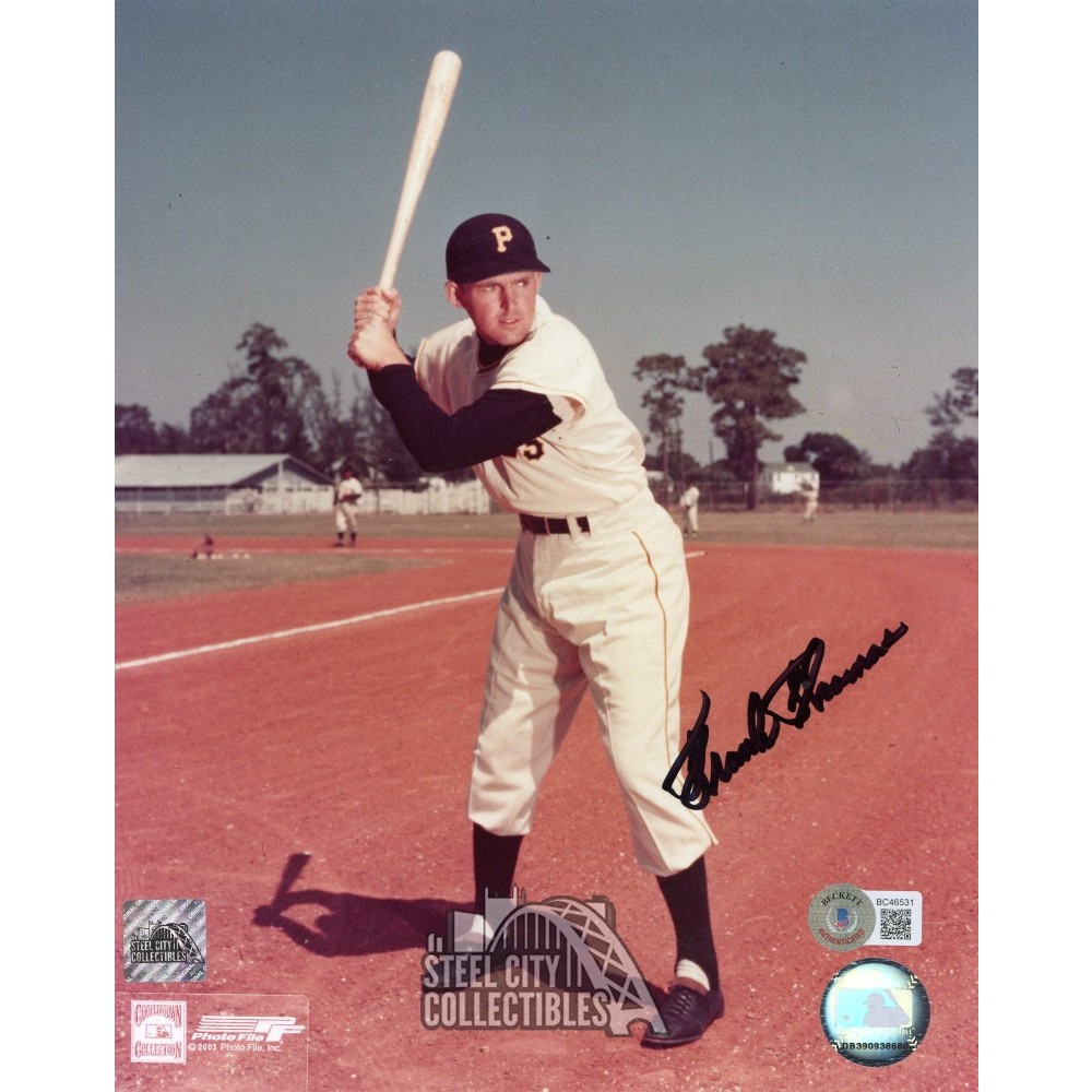 Frank Thomas Autographed Pittsburgh Pirates 8x10 Photo - BAS (Black Ink ...