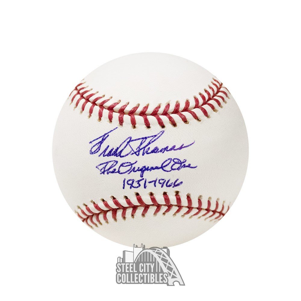 Frank Thomas The Original One Autographed Official MLB Baseball - BAS ...