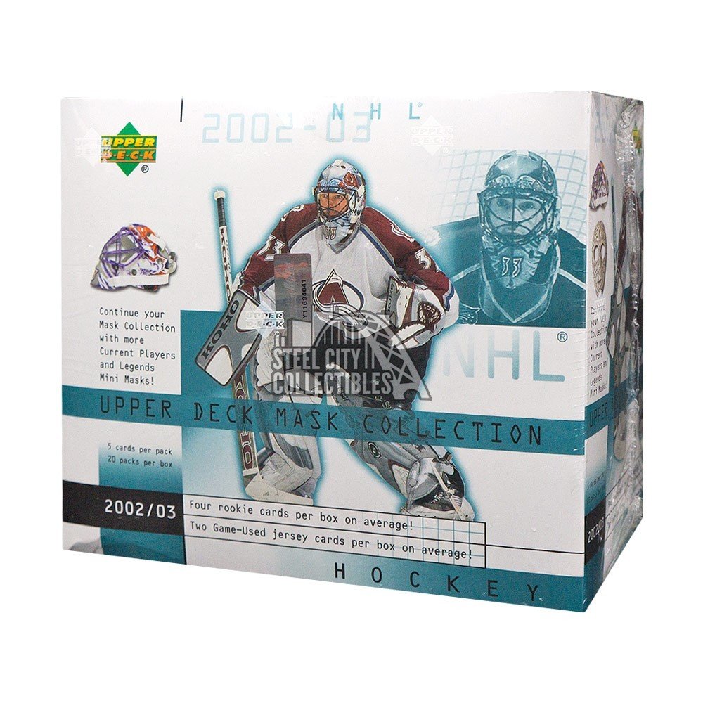 2002-03 Upper Deck Mask Collection Hockey Hobby Box | Steel City ...