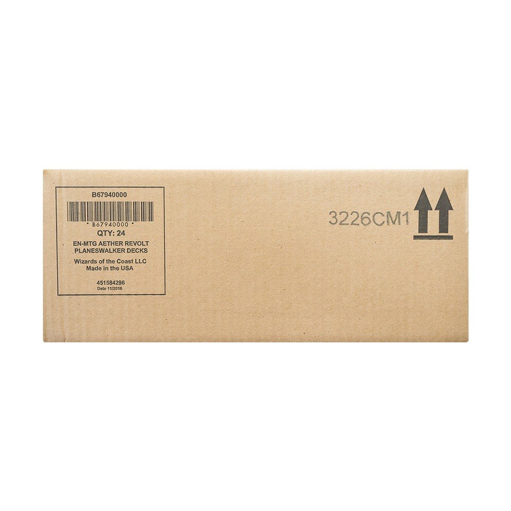 Magic the Gathering Aether Revolt Planeswalker Deck Box 4-Box Case ...