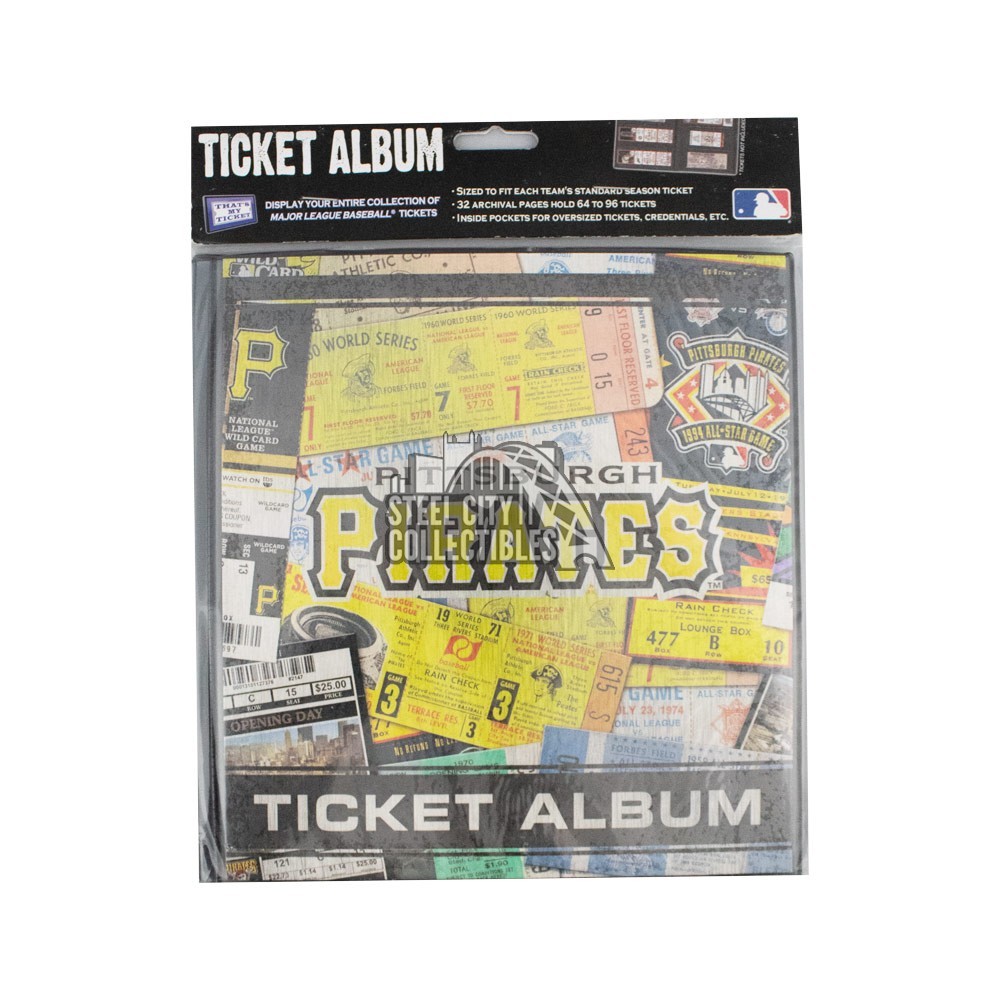 Pittsburgh Pirates MLB Ticket Album | Steel City Collectibles
