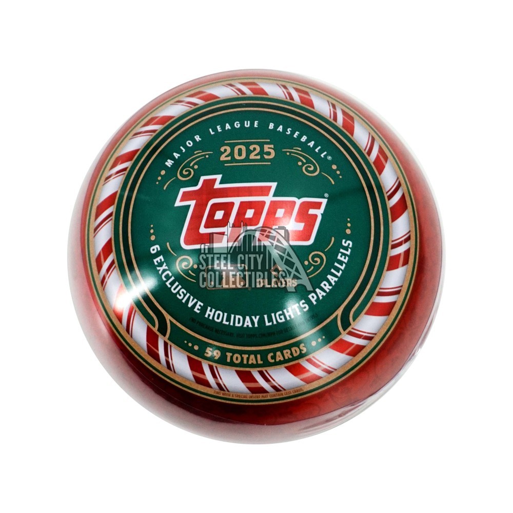 2025 Topps Holiday Baseball Tin | Steel City Collectibles