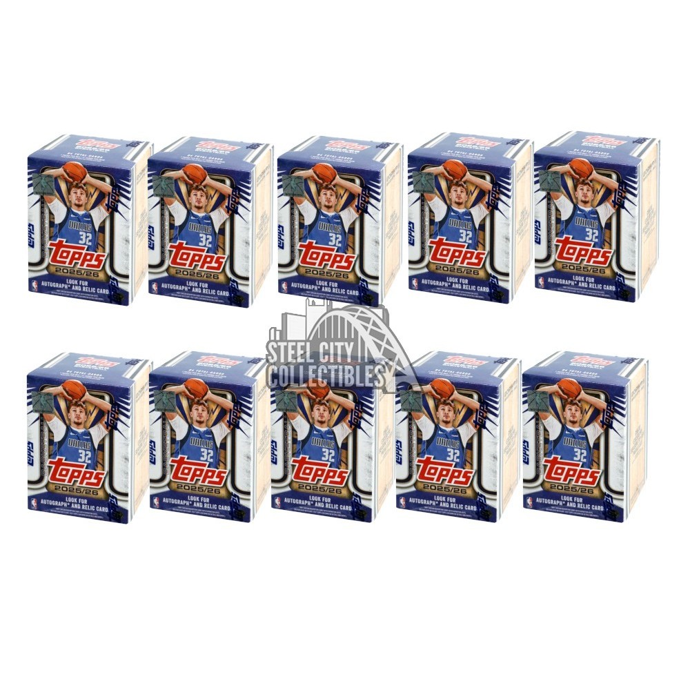 2025-26 Topps Basketball Blaster 10-Box Lot | Steel City Collectibles