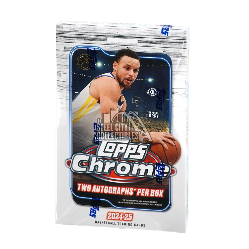 2024-25 Topps Chrome Basketball Hobby Box | Steel City Collectibles